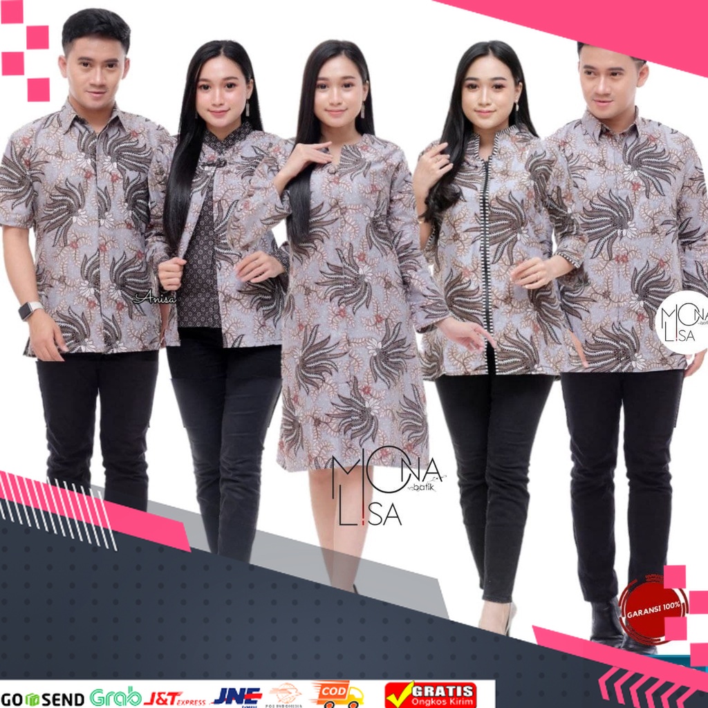 Jual TREND BATIK MASA KINI DESAIN BARU HARGA MURAH /Baju Batik Couple ...