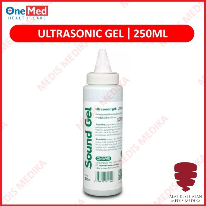 Jual Ultrasonic Gel 250 ml Ultrasound Onemed USG Sound Jelly Doppler ...
