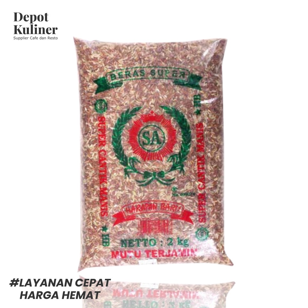 Jual Beras Merah SA 2 Kg Beras Sehat | Shopee Indonesia