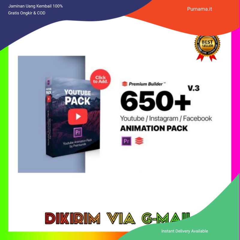 Jual Premium Builder - Youtube Pack Extension Tools V.2 - Premiere Pro Extension | Shopee Indonesia