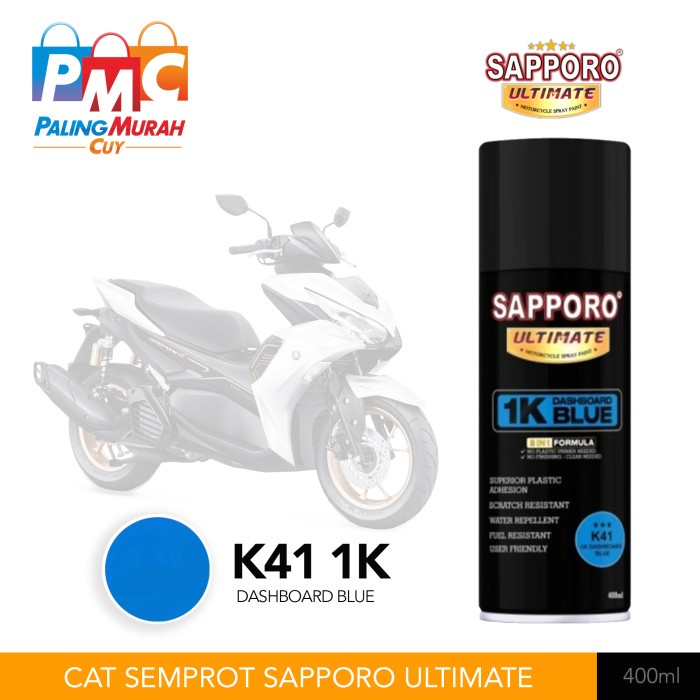 Jual SAPPORO ULTIMATE Colour Cat Semprot K41 1K DASHBOARD BLUE 400cc | Shopee Indonesia