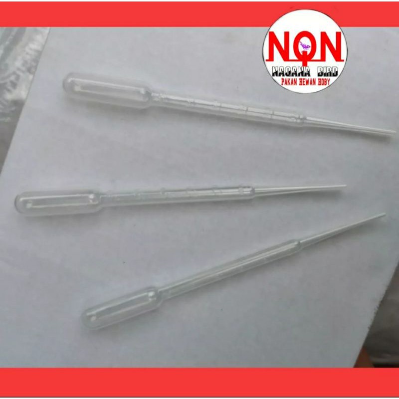 Jual pipet plastik 3ml/pipet sortir/pipet ukur isi 5 pcs alat sortir ...