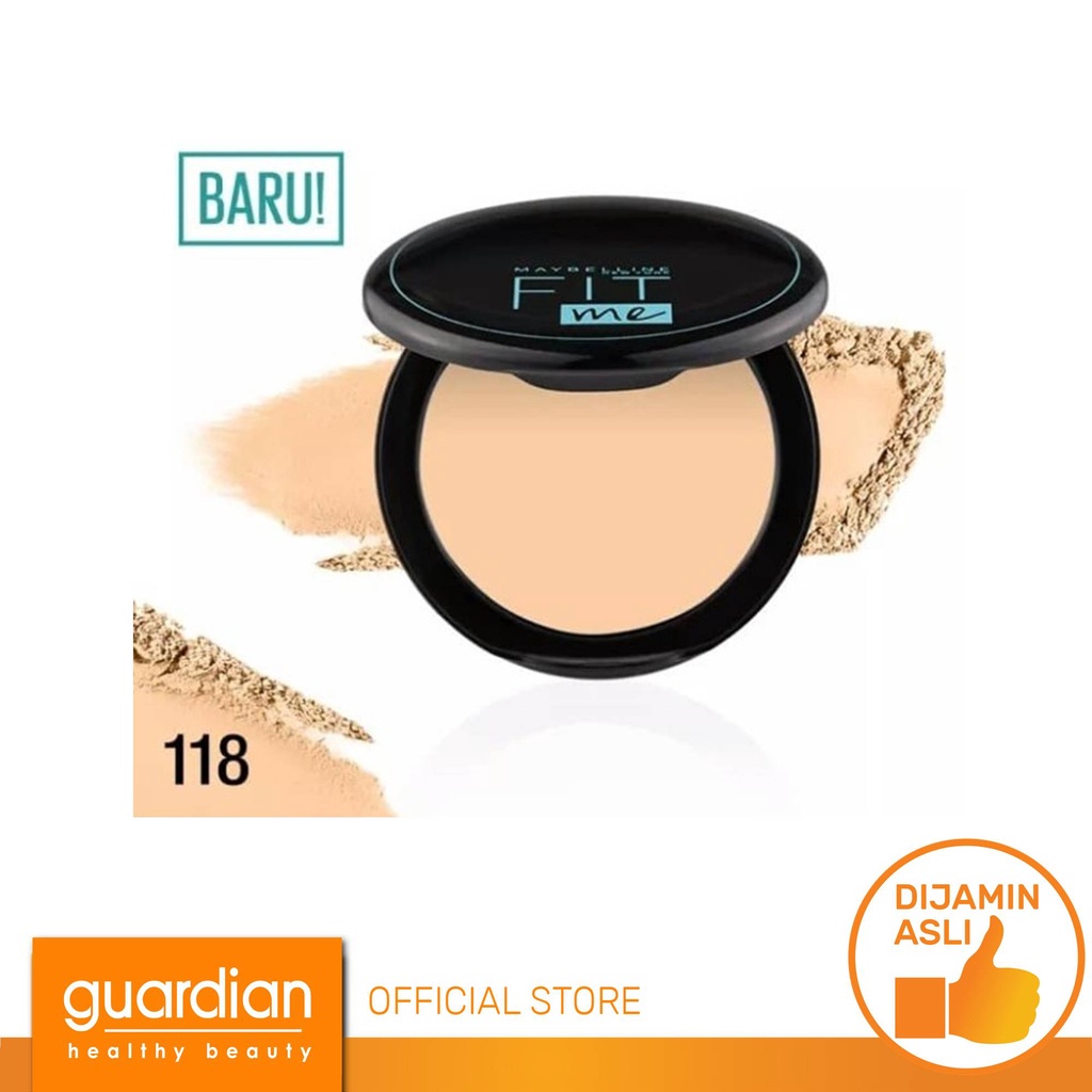 Jual MAYBELLINE Fit Me Matte Pore Powder 118 Light Beige 53g | Shopee Indonesia