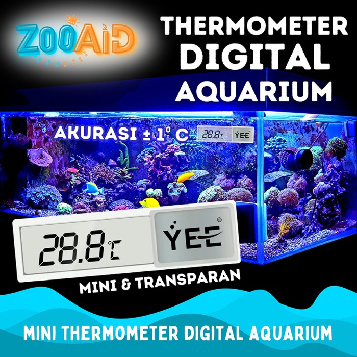 Jual THERMOMETER DIGITAL AQUARIUM / TERMOMETER AKUARIUM / TERMOMETER ...