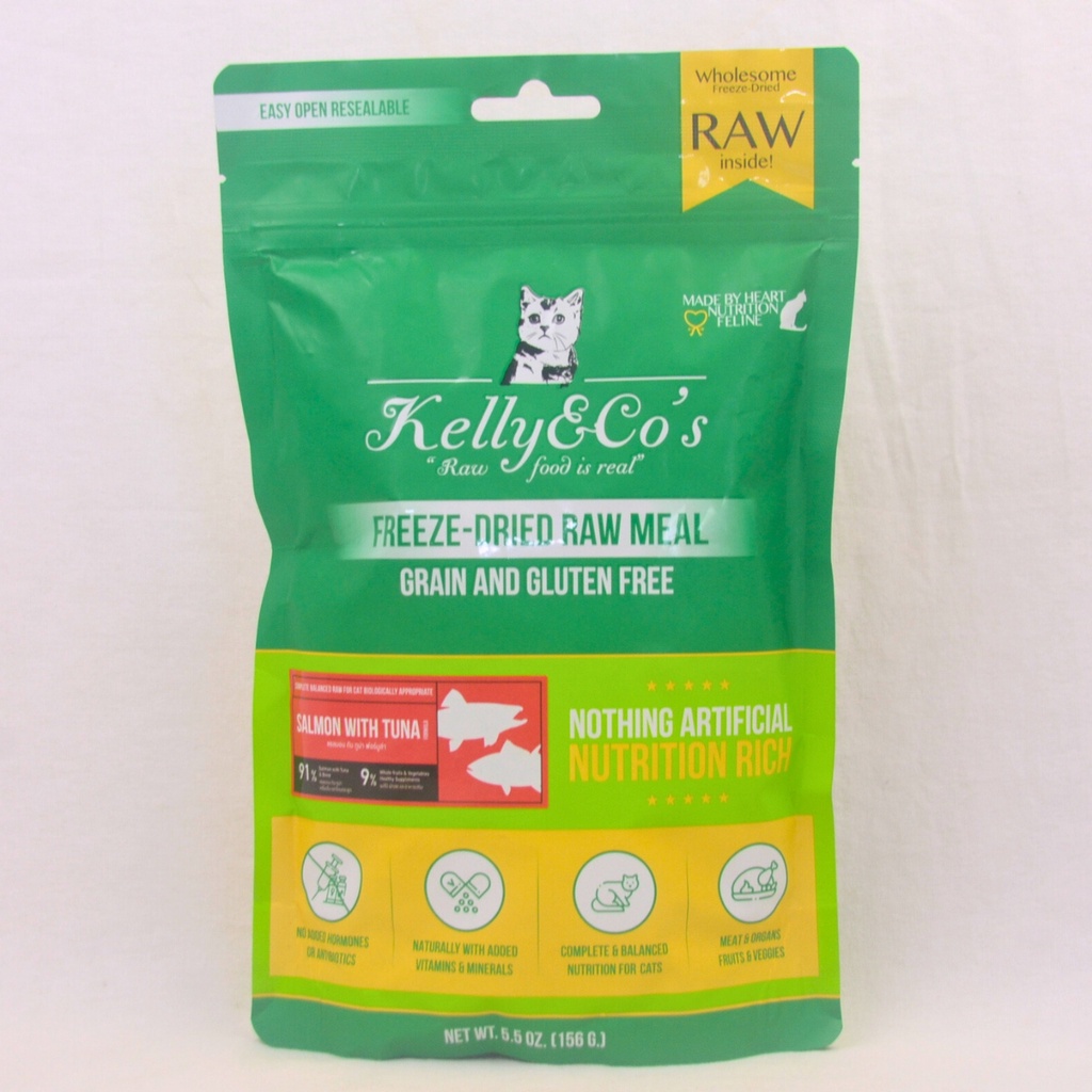 Jual KELLYCO Makanan Kucing Freeze Dried Salmon Tuna Mix Fruit Vege ...