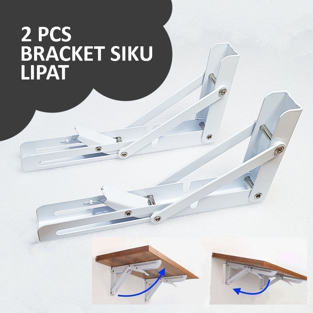 Jual Bracket Siku Lipat Rak Engsel Ambalan Folding Shelf | Shopee Indonesia