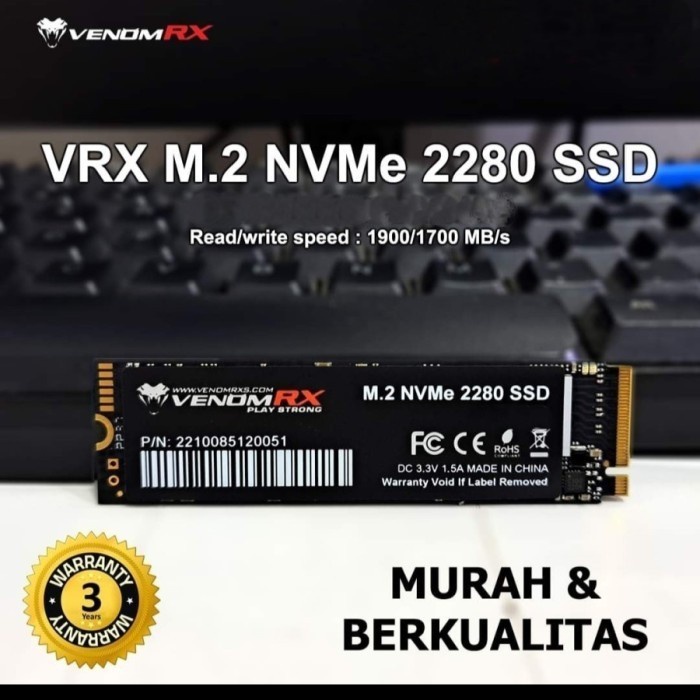 Jual SSD VenomRX Super 1TBGB NVME M.2 2280 PCIe Gen 3x4 NVME | Shopee Indonesia