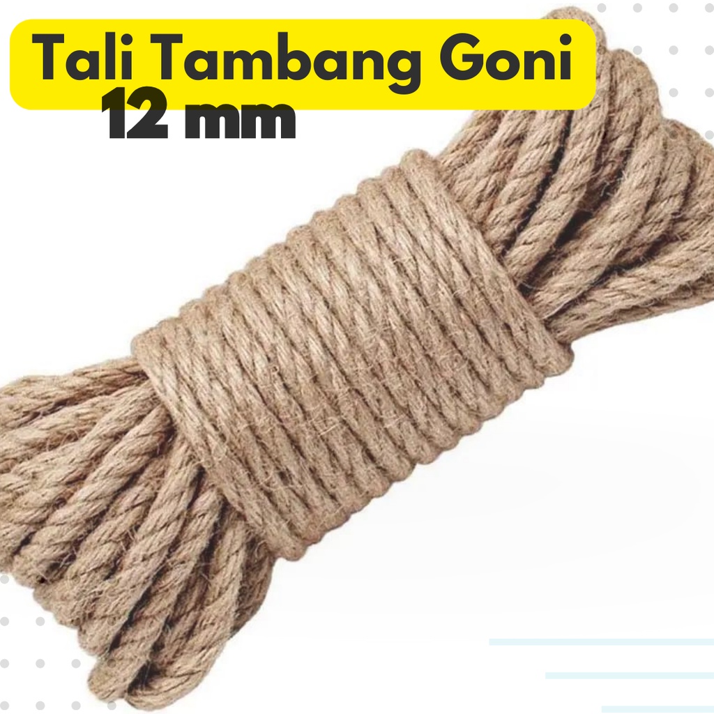 Jual Tali Tambang Besar Goni 12mm Pengikat Barang Qualitas Eksport Tali ...