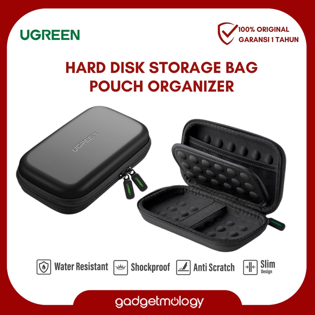 Jual UGREEN Hardisk Case Storage Bag Tas Pouch Tempat Penyimpanan HDD ...