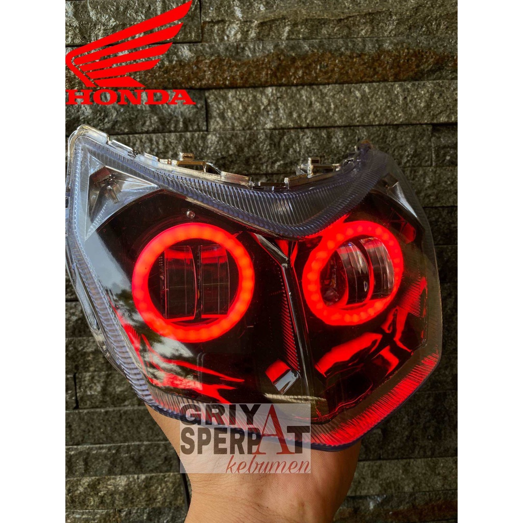 Jual LAMPU DEPAN LED SUPRA X 125 FI 2013-2018 INJEKSI | Shopee Indonesia
