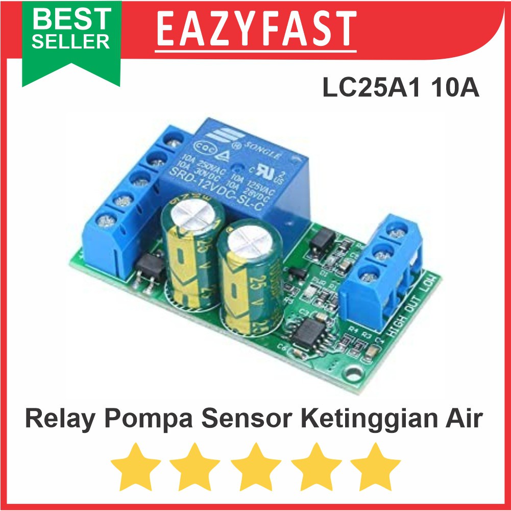 Jual Relay WLC Auto Water Level Control Floatless Sensor Pompa Air ...