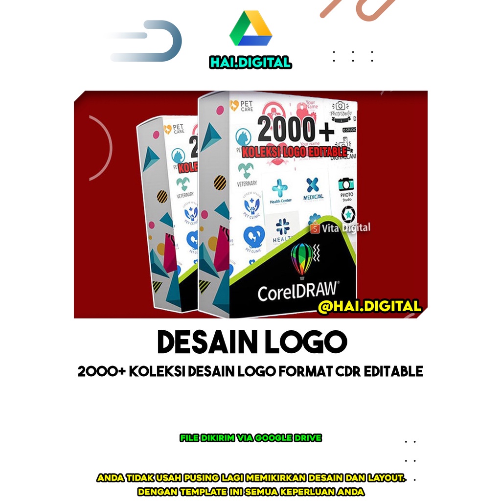 Jual 2000+ Koleksi Desain Logo Format CDR Editable | Shopee Indonesia