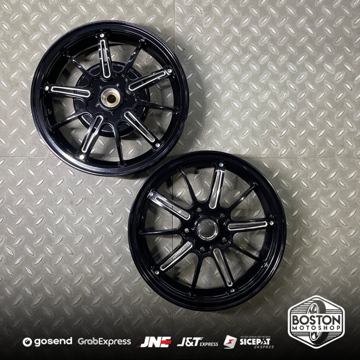 Jual LUIGY Velg Model Marus Drag CS-02 Vespa Sprint Primavera - Hitam ...