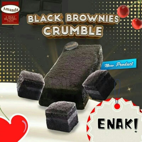 Jual black crumble Brownies Amanda | Shopee Indonesia