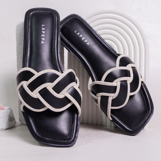 Jual LAPEPA YUK - DIVA Sandal Wanita Teplek Korea Casual Size 36 - 40 ...