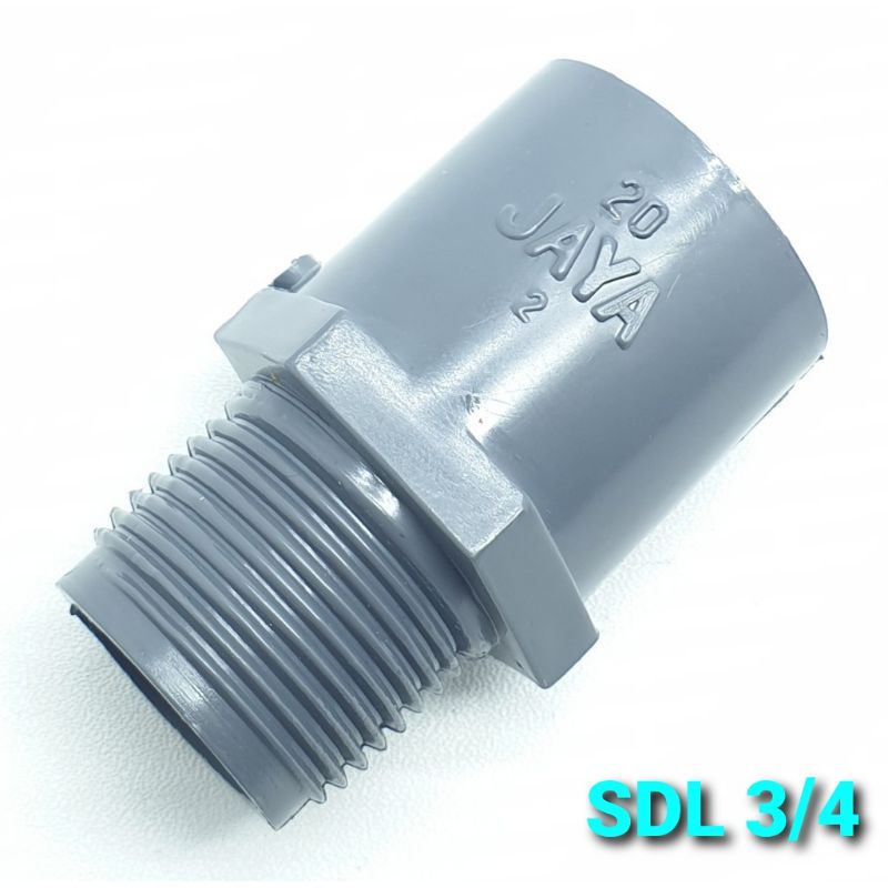 Jual Sok Drat Luar SDL 3/4 Inch Fitting Pipa PVC Jaya | Shopee Indonesia