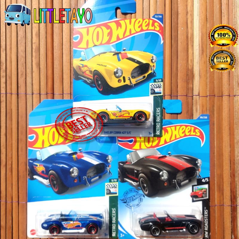 Jual HOTWHEELS SHELBY COBRA 427 S/C 2010 PUTIH 2011 HIJAU 2019 HITAM ...