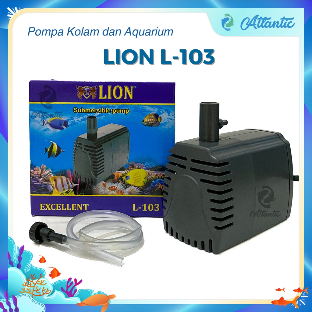 Jual Pompa Ikan Aquarium Pompa Celup Pompa Kolam Aquarium Lion L-103 ...