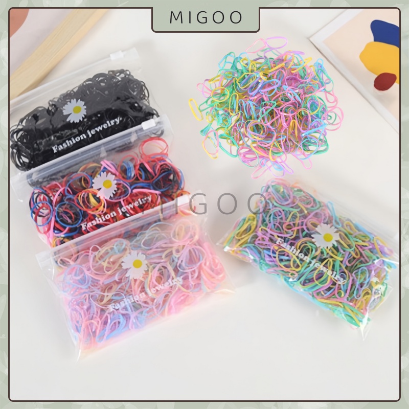 Jual MiGoo Ikat Rambut si 1000Pcs Untuk Anak & Dewasa Karet Gelang ...