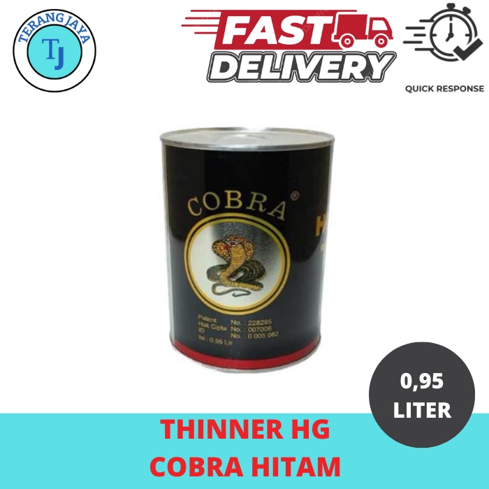 Jual Thinner Cobra Hitam HG 0.95 Liter | Shopee Indonesia