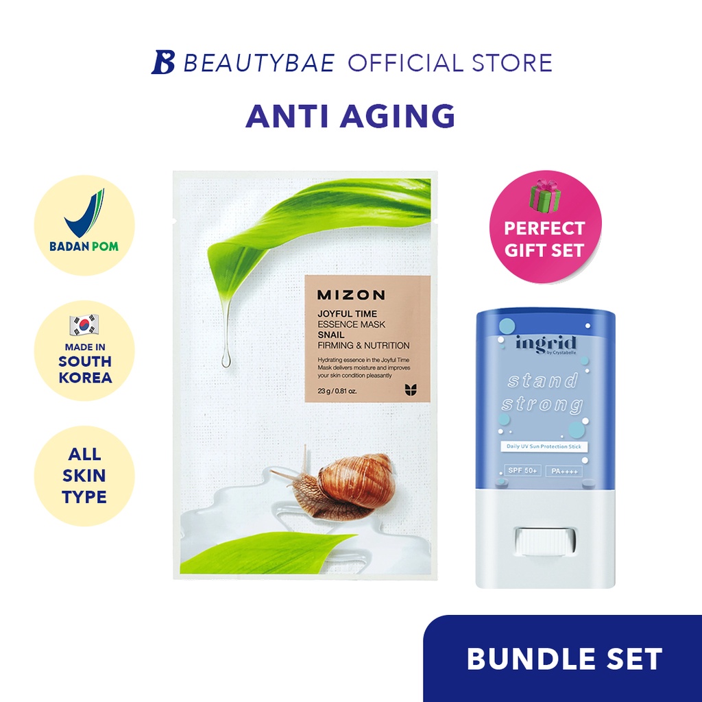 Jual Anti Aging Bundle Set | Ingrid Stand Strong - UV Stick Sunscreen ...
