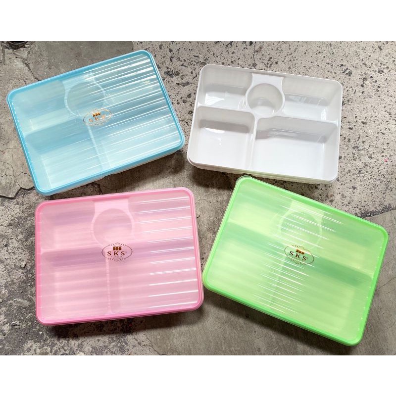 Jual YBC OS LUNCH BOX GINZA 5 SEKAT KOTAK BEKAL MAKAN ANAK 5 LUBANG ...
