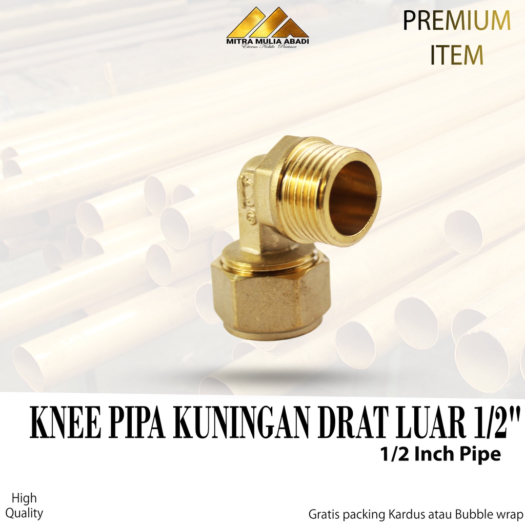 Jual KNEE PIPA AIR PANAS KUNINGAN DRAT LUAR 1/2" | Shopee Indonesia