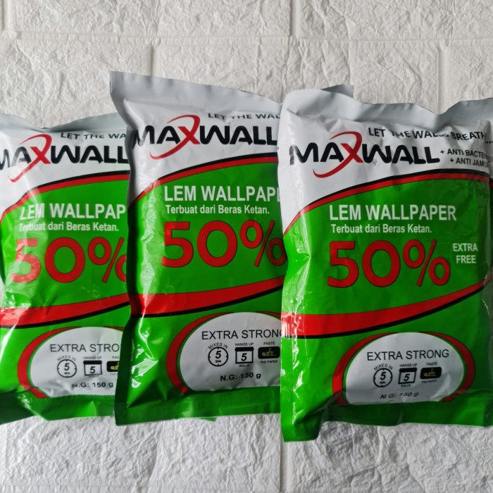 Jual LEM WALLPAPER MAXWALL / GLUE WALLPAPER MAXWALL | Shopee Indonesia