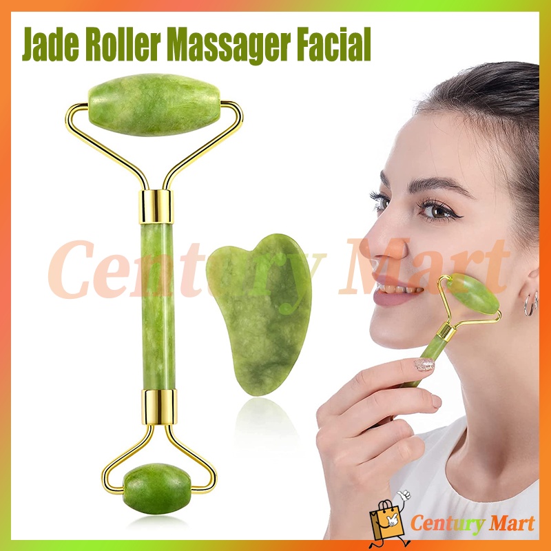 Jual Alat Pijat Muka Wajah /facial batu giok stone alat pengencang ...