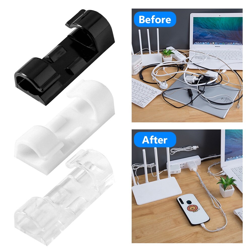 Jual hokky Cable Clips with Strong Acrylic Transparent Adhesive ...