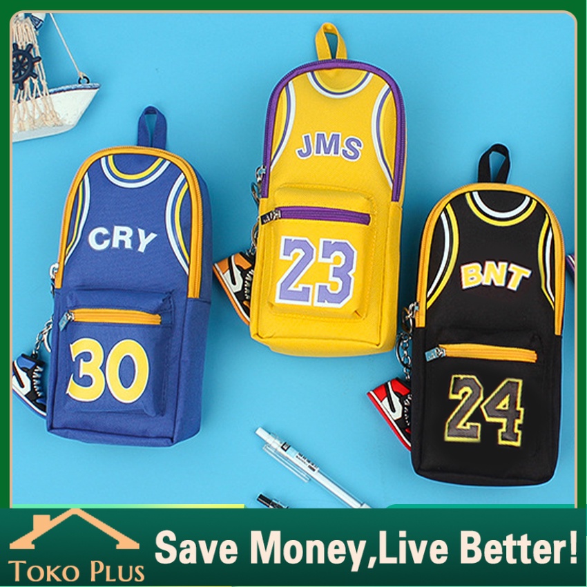 Jual Kotak Tempat Pensil Motif Basketball Nba Jersey Kaos Basket NBA ...