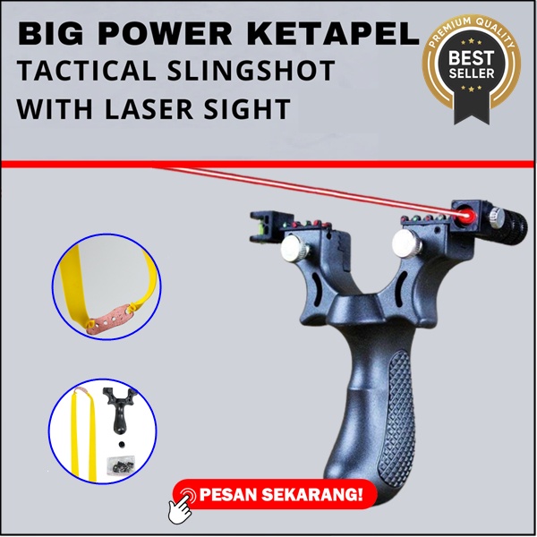 Jual Ketapel Big Power SYQT Tactical Slingshot Tembak Ikan Dan Burung ...