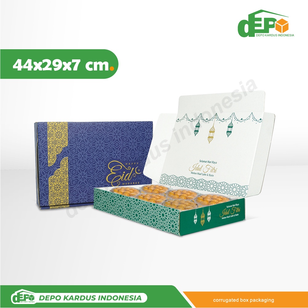 Jual Depo Box 44X29X7 cm (KuKer Toples 500gr isi 6) Kardus/Karton/Kue ...