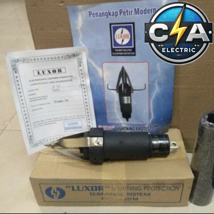 Jual Penangkal Petir Luxor R70 Radius 70mtr jangkauan 70 meter | Shopee ...