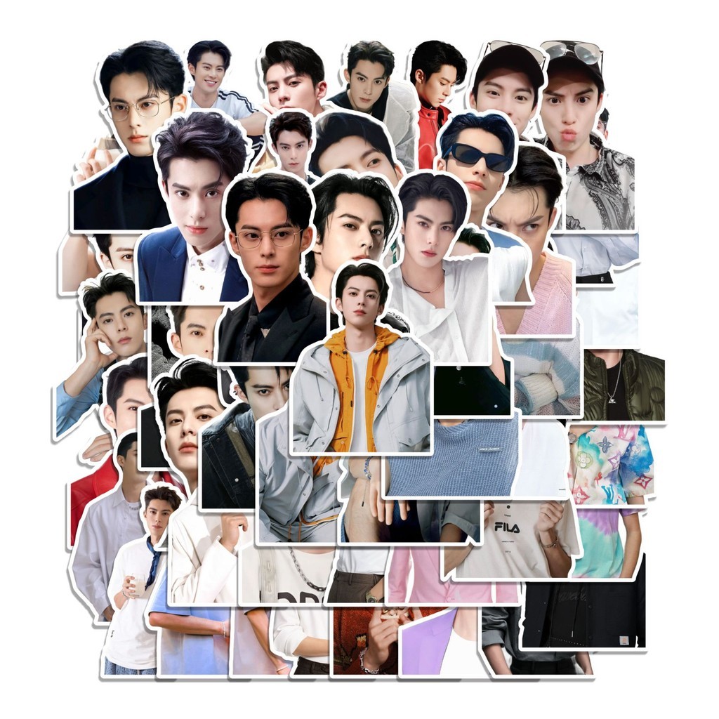 Jual COD 50 Pcs Stiker DYLAN WANG Chinese Actor/Aktor China Drachin ...