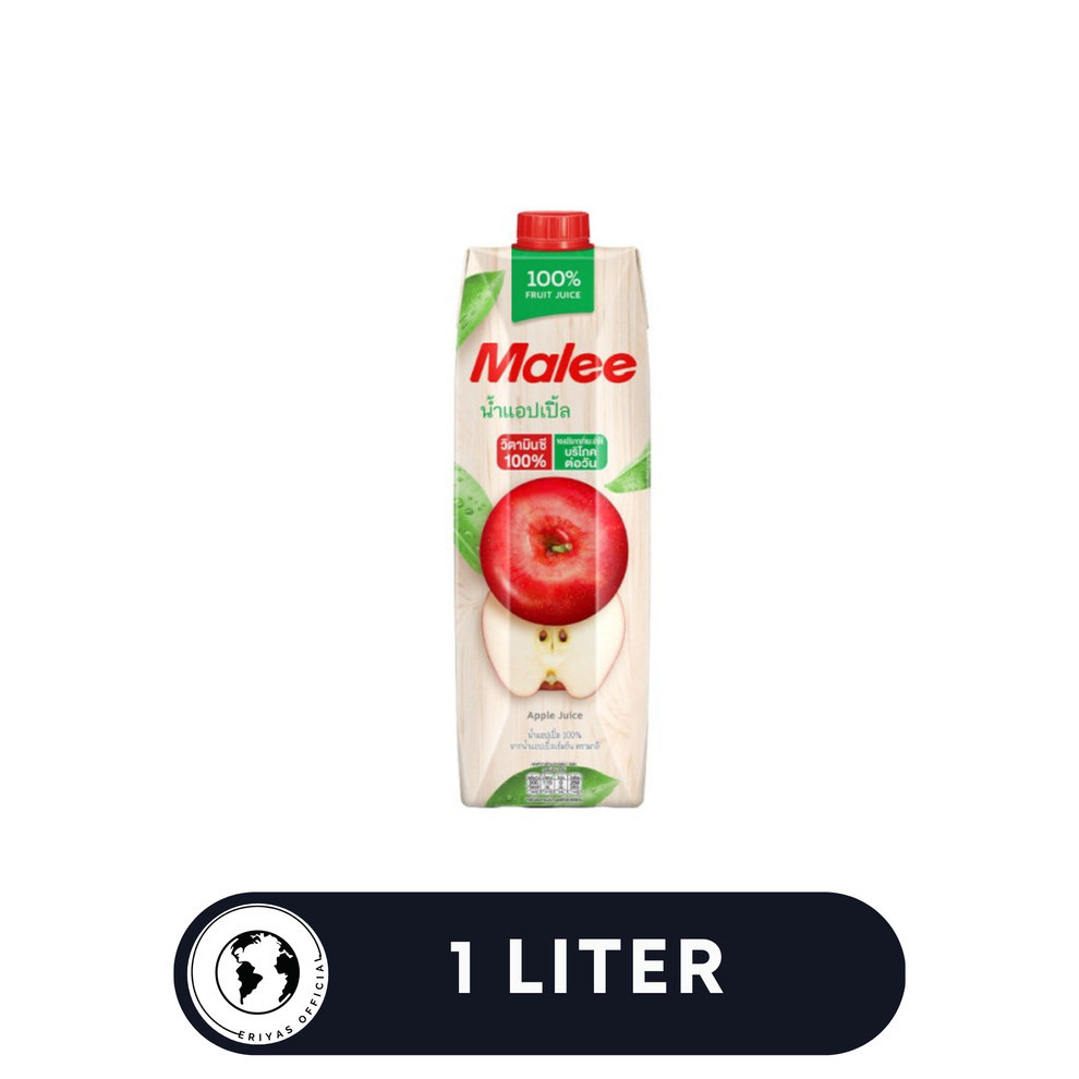 Jual Jus Malee Juice Red Apple 1 Dus - 1 Liter | Shopee Indonesia