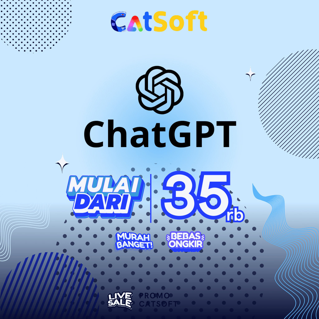 Jual ChatGPT Plus AI - GPT-4, GPT-4o - 30 Hari + Full Garansi | Shopee Indonesia