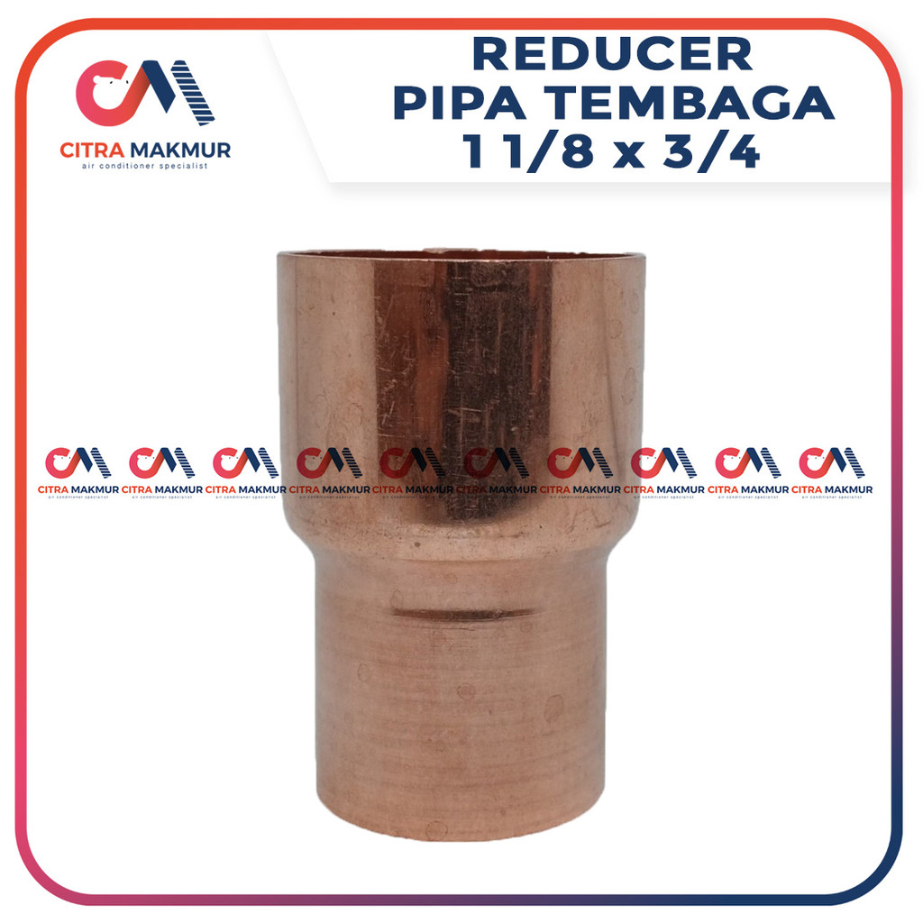 Jual Reducer Shock 1 1/8 x 3/4 Inch Pipa Tembaga Sok Sambungan Las ...