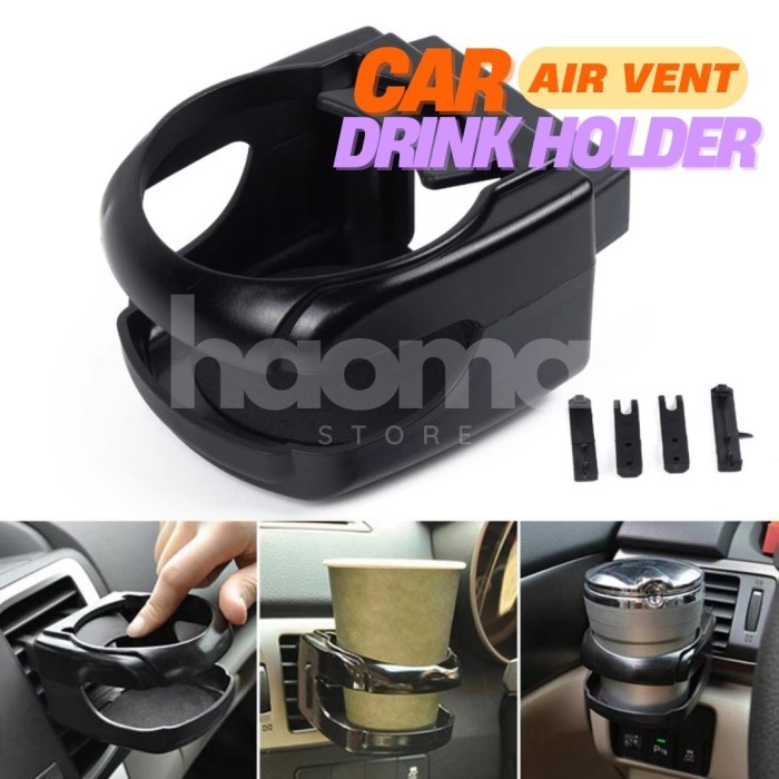 Jual Drink Holder Botol Minuman Jepit Kisi AC Mobil Universal Car Air ...