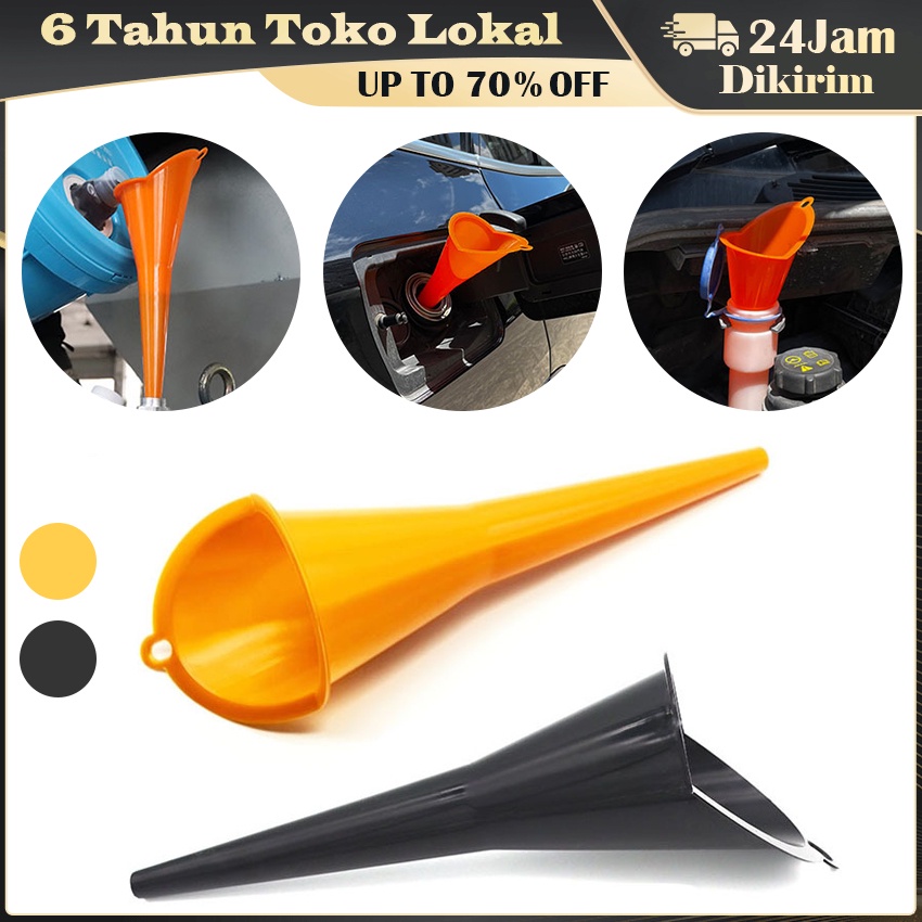 Jual Corong Oli Minyak Air Bensin Plastik / Corong Panjang Radiator Kapal Motor Mobil Genset ...