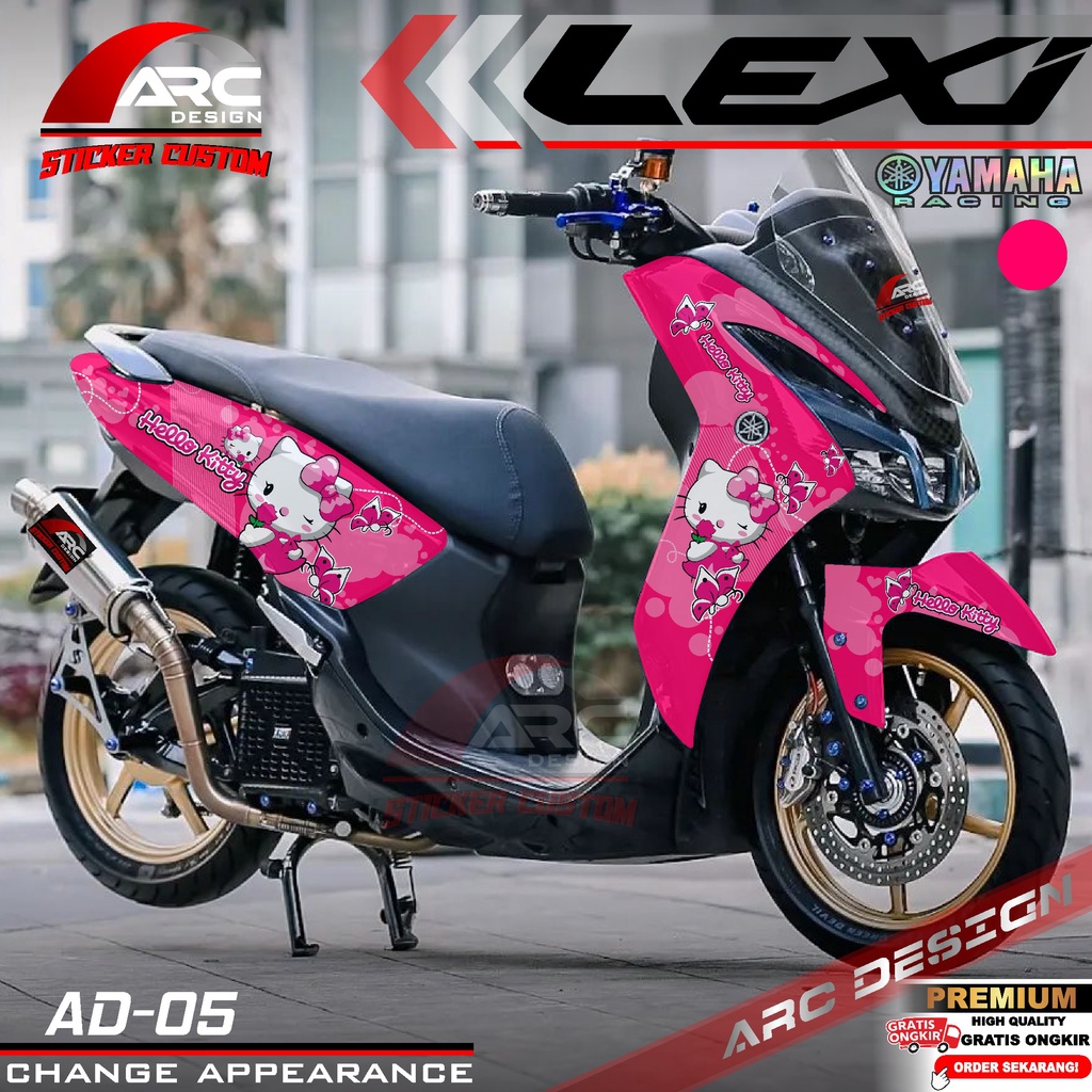 Jual (COD) TERBARU Decal Sticker Yamaha Lexi Fullbody - Dekal Stiker ...
