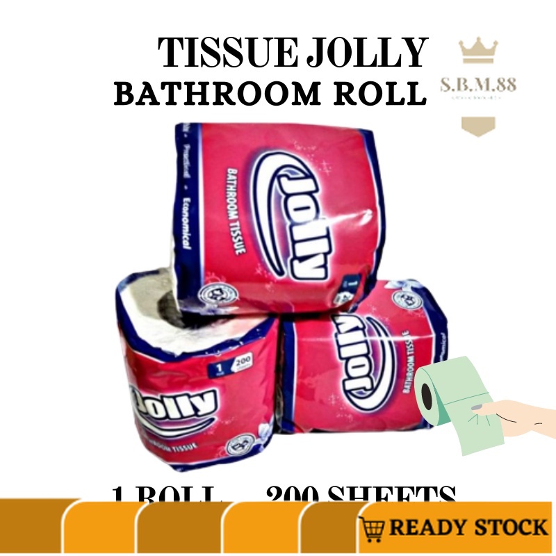 Jual SM - F101 - Tisu Tissue JOLLY ROLL Toilet Non Emboss Tisu Gulung ...