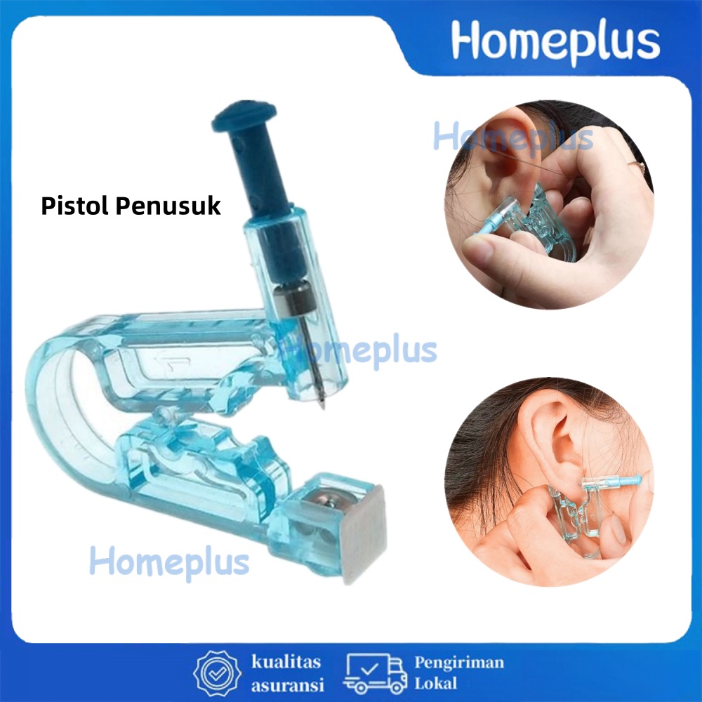 Jual HomePlus Tindik Telinga Steril 1x Pakai Disposeable Jarum Pelubang ...
