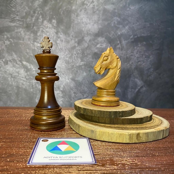 Jual Chess Set Street Knight Papan Catur Kayu Standar PERCASI FIDE ...