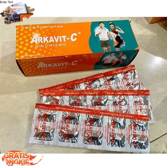 Jual ready Arkavit-C Multivitamin Arkafit C Multi Vitamin Vit B C ...