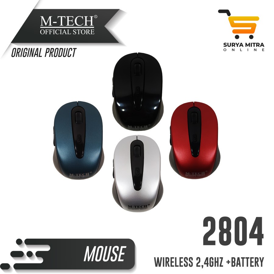 Jual Mouse Wireless M-Tech 2804 | Shopee Indonesia