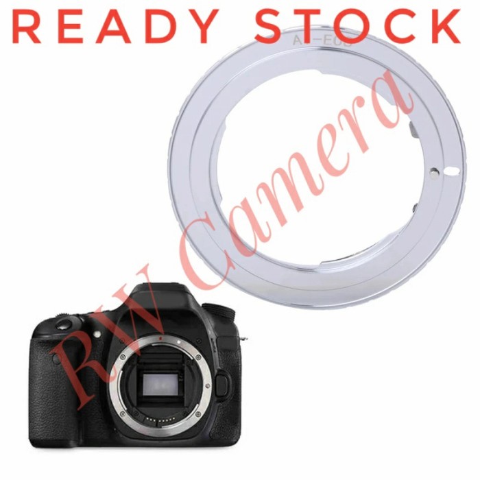 Jual Adapter AI-EOS Lensa Nikon Nikkor AI AIS F Lens DSLR ke Body Canon ...