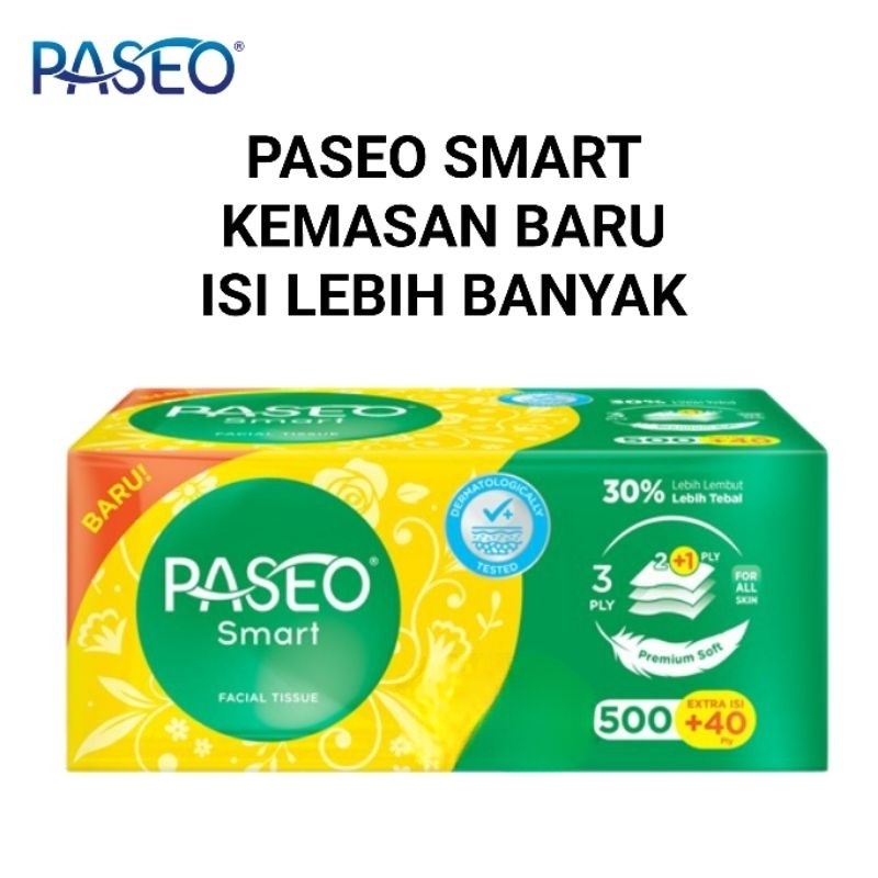 Jual Tisu Paseo Smart Facial Tissue 540 Ply Paseo Facial Tissue ...