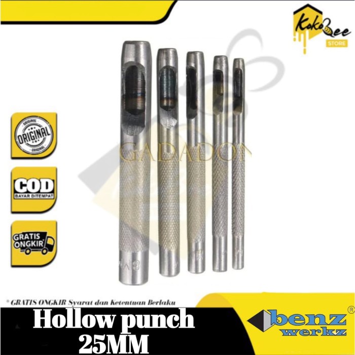 Jual Pembolong Hollow Punch 25mm / Plong Betel Satuan 25 mm / Alat ...