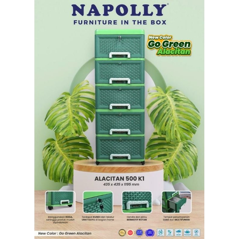 Jual Laci NAPOLLY ALACITAN 500 K1GO GREEN | Shopee Indonesia